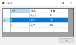 [C#] DataGridViewを行単位に選択する - C#ちょこっとリファレンス